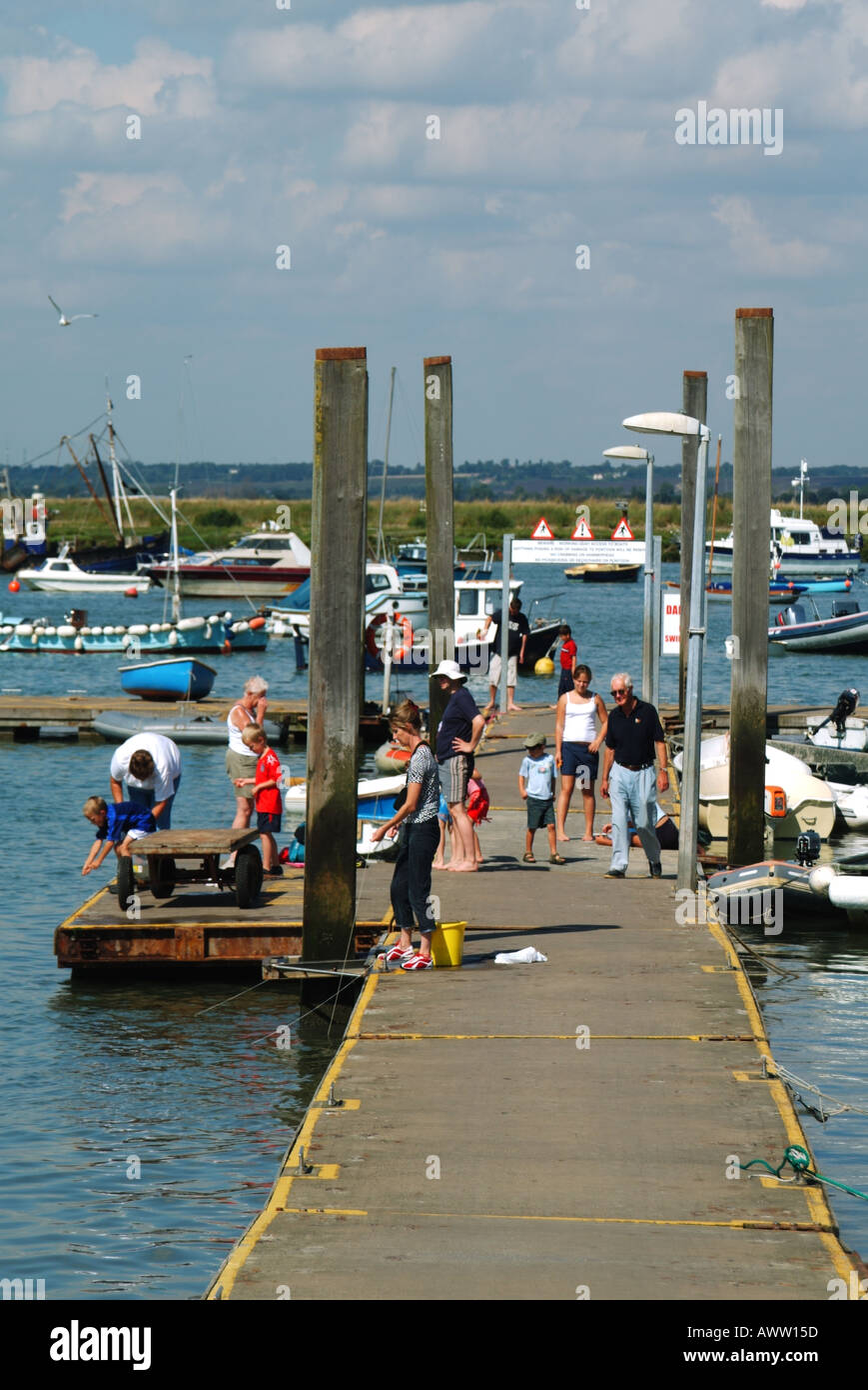 Mersea pontoon hi-res stock photography and images - Alamy