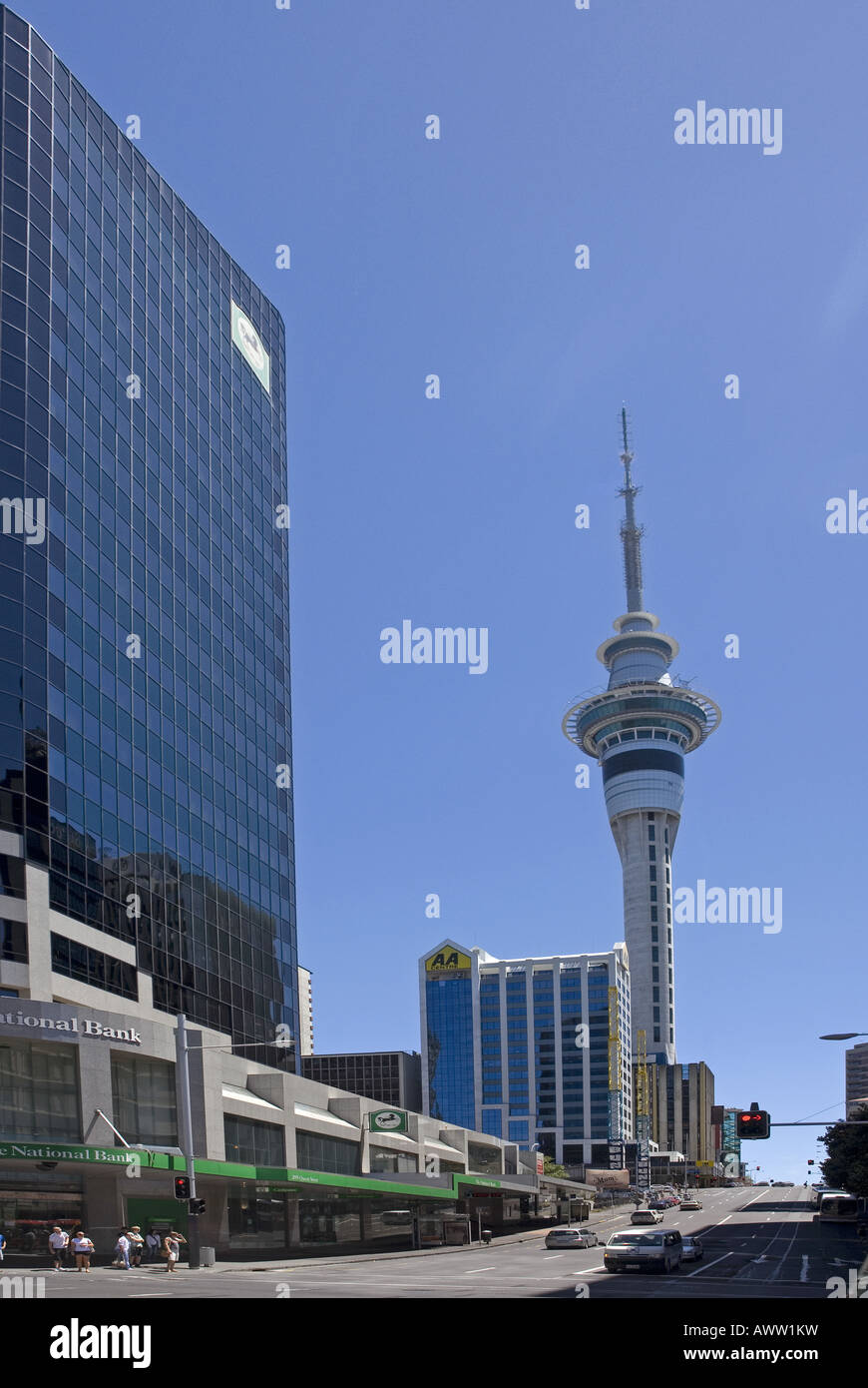Auckland sky tower deck hi-res stock photography and images - Alamy