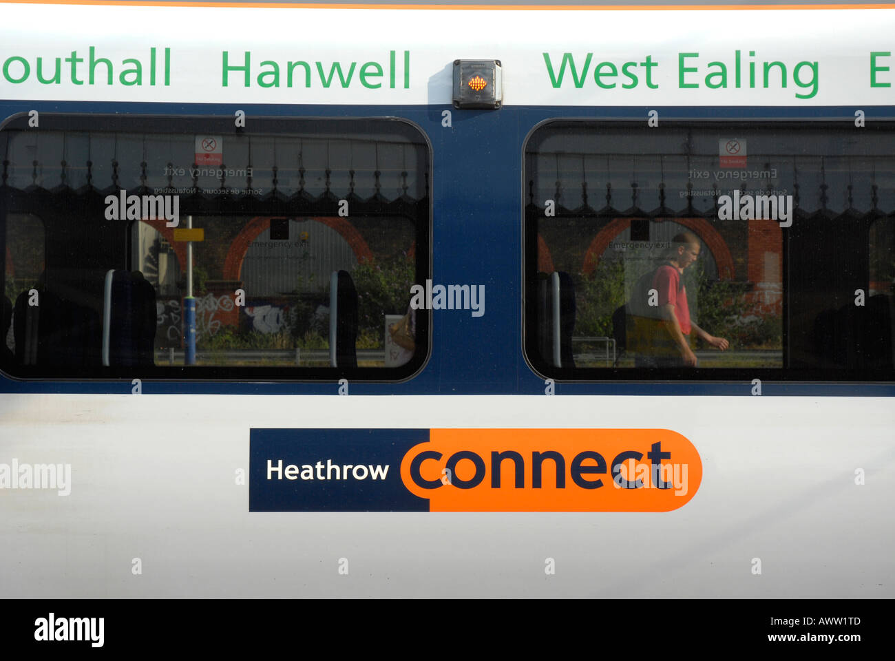 First Connect train at Southall in Middlesex Stock Photo - Alamy