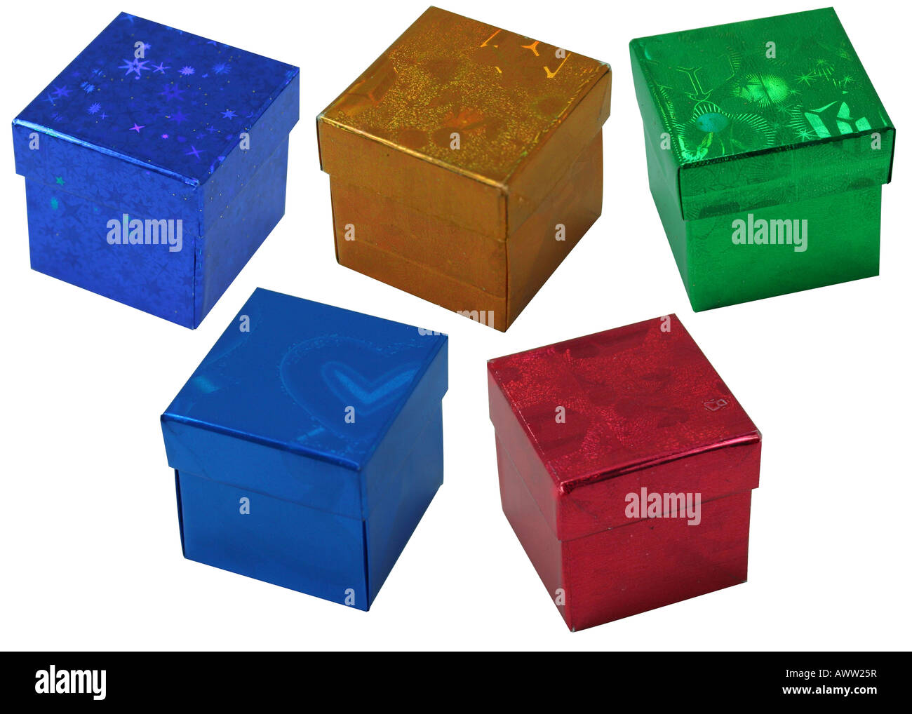 Presents pack over white isolated with clipping path Stock Photo - Alamy