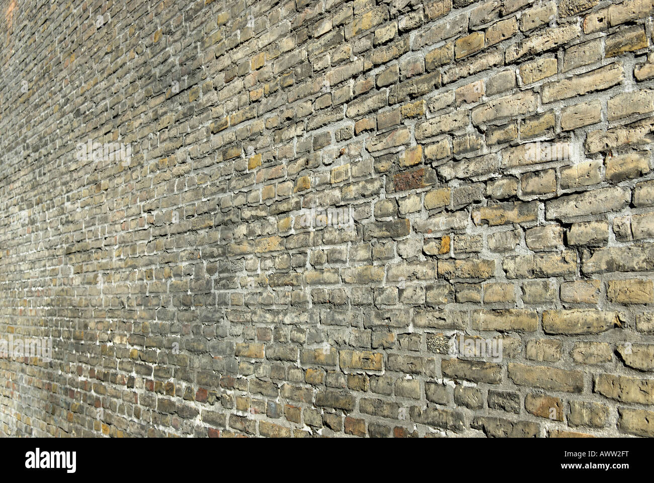 WORN BRICK WALL Stock Photo - Alamy