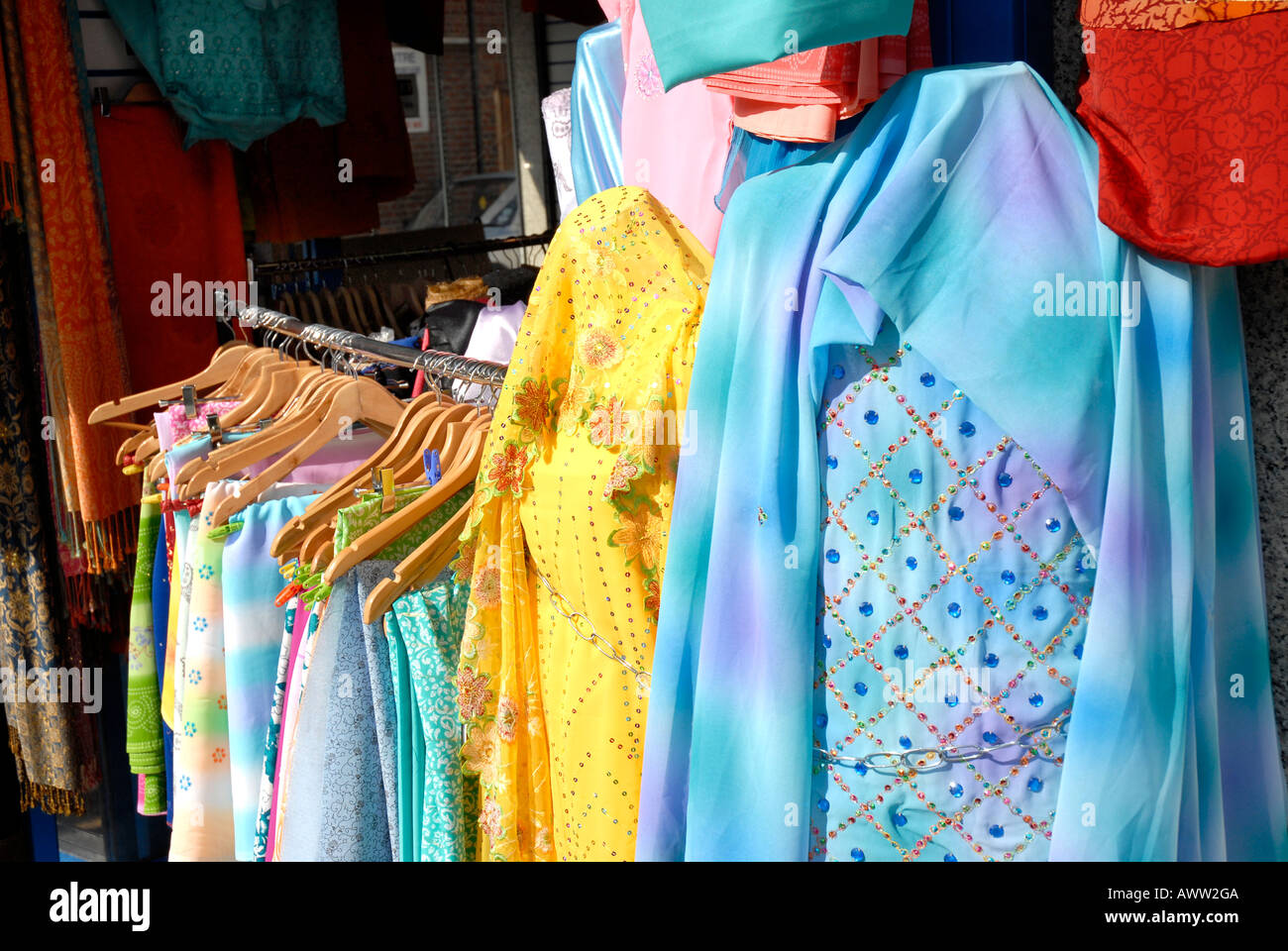 A sari shop in southall hi-res stock photography and images - Alamy