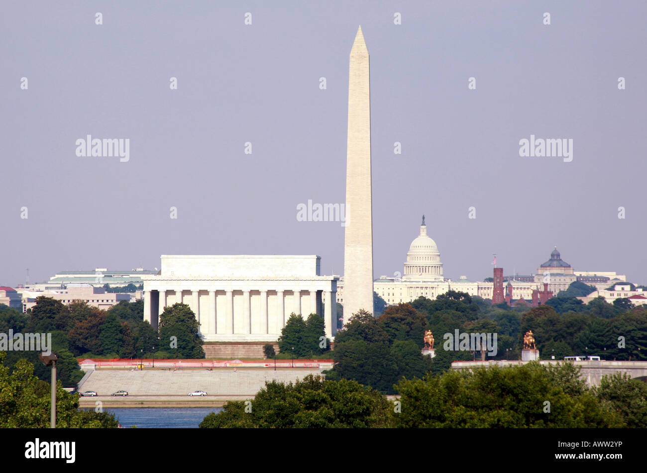 Washington DC skyline Washington DC USA Stock Photo - Alamy