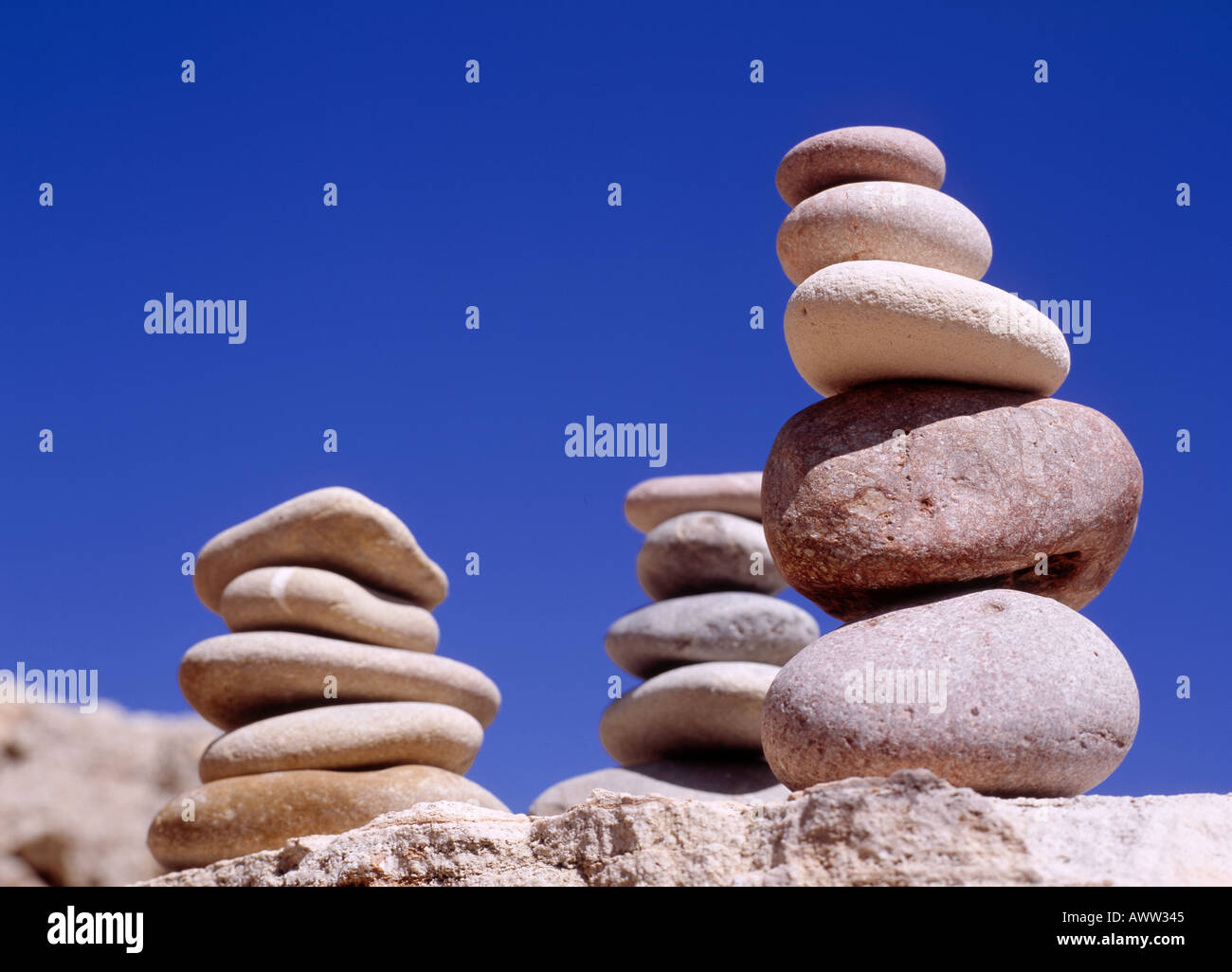 Pebble stacked on large stone hi-res stock photography and images - Alamy