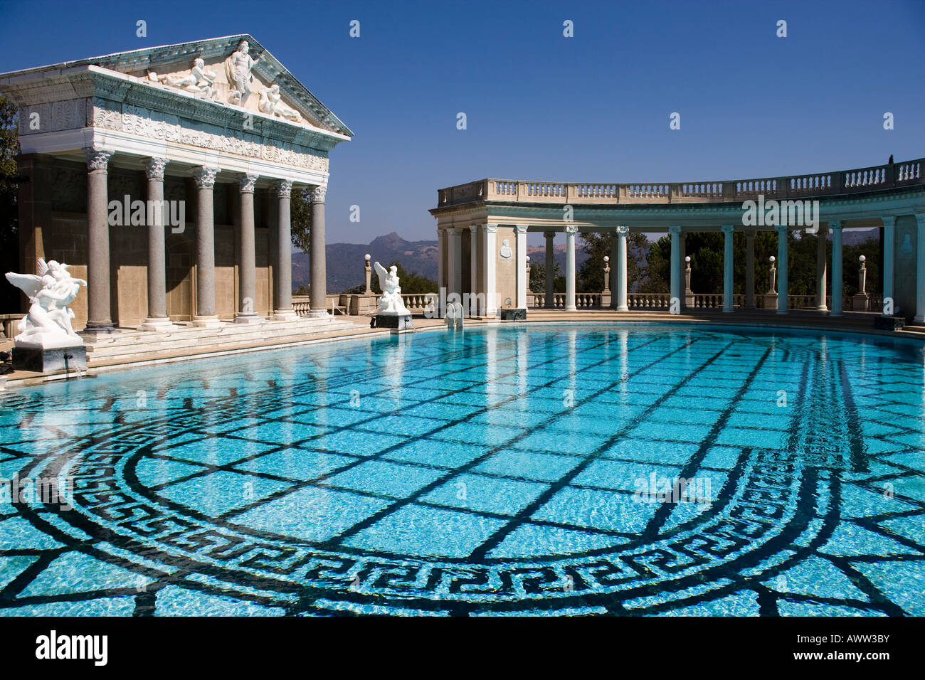 Neptune Pool Hearst Castle San Simeon California USA Stock Photo - Alamy