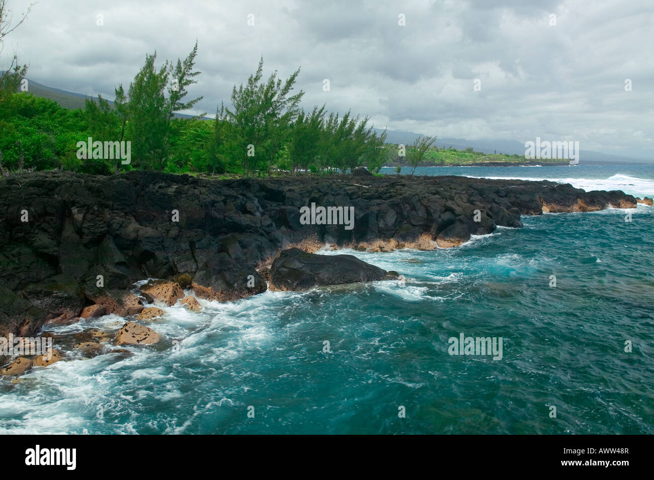 CAP MECHANT - REUNION ISLAND Stock Photo - Alamy