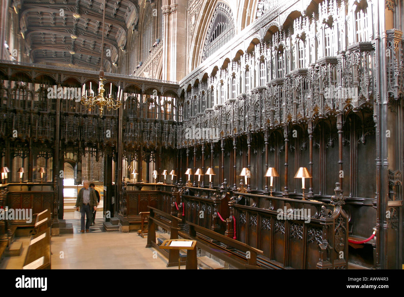 Manchester Millennium Quarter Cathedral the Quire carved wooden ...