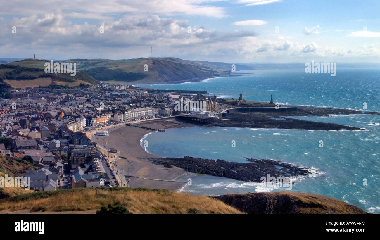 Aberystwyth Wales UK Stock Photo - Alamy