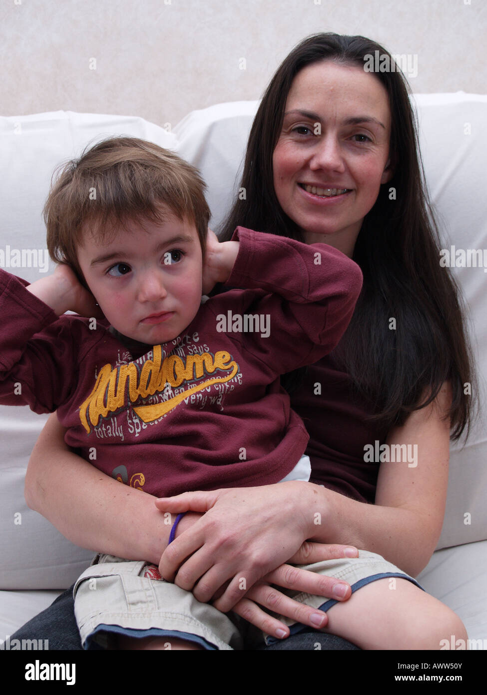 happy family mother ma mom mum son toddler home secure love emotion ...