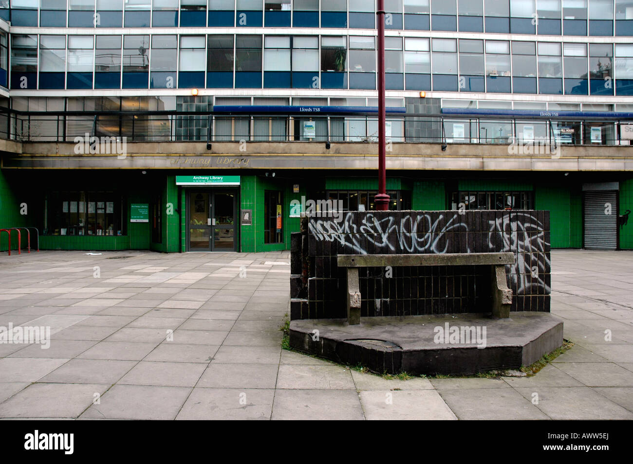 Archway Library London UK Stock Photo - Alamy