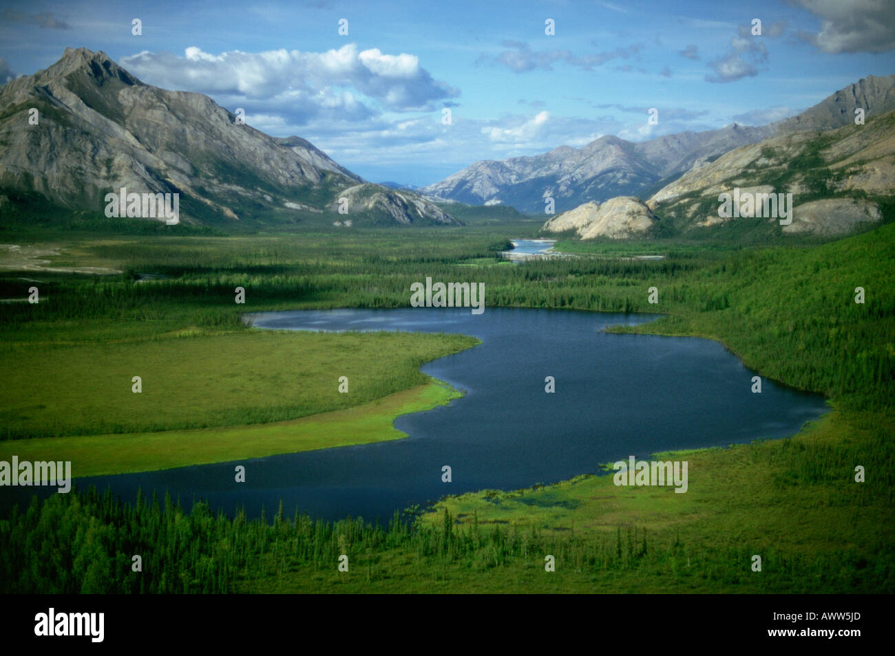 The John River in Gates of the Arctic National Park Alaska United ...