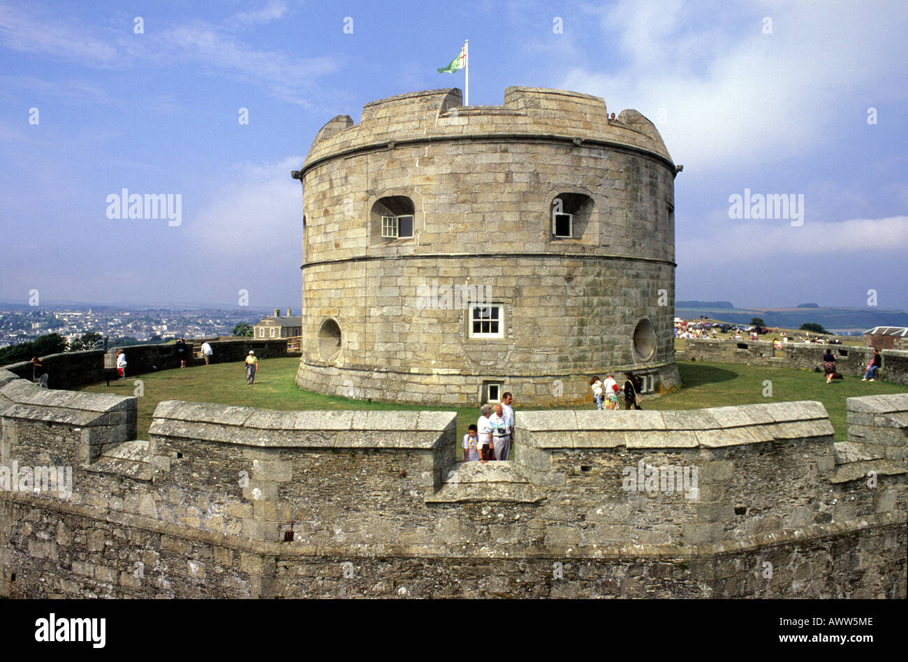 Pendennis Castle, Cornwall, England, UK, military, historical ...