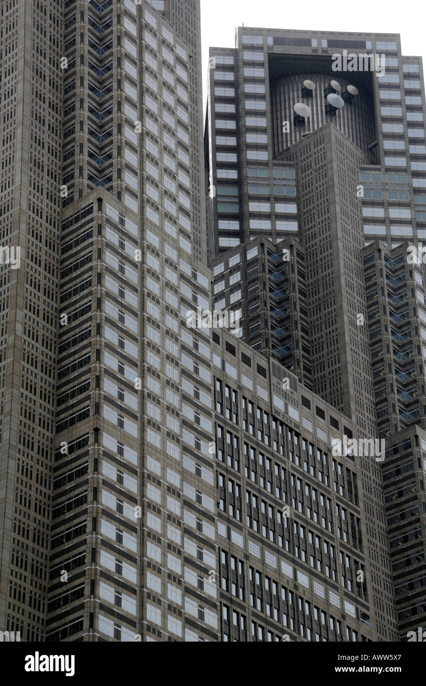 Tokyo office towers Stock Photo - Alamy