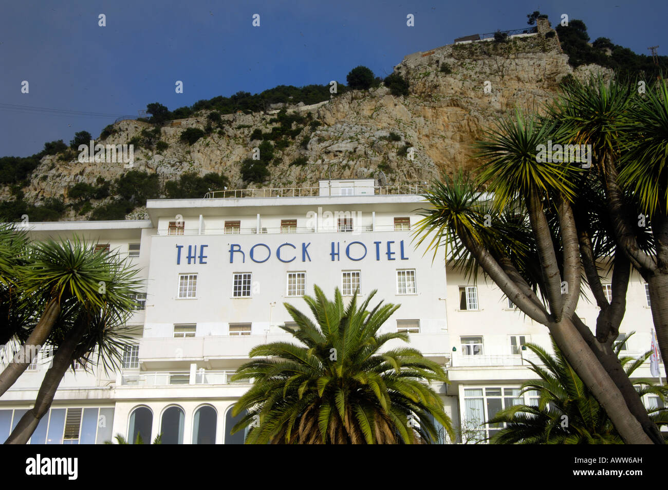 The Rock Hotel on Gibraltar Stock Photo - Alamy