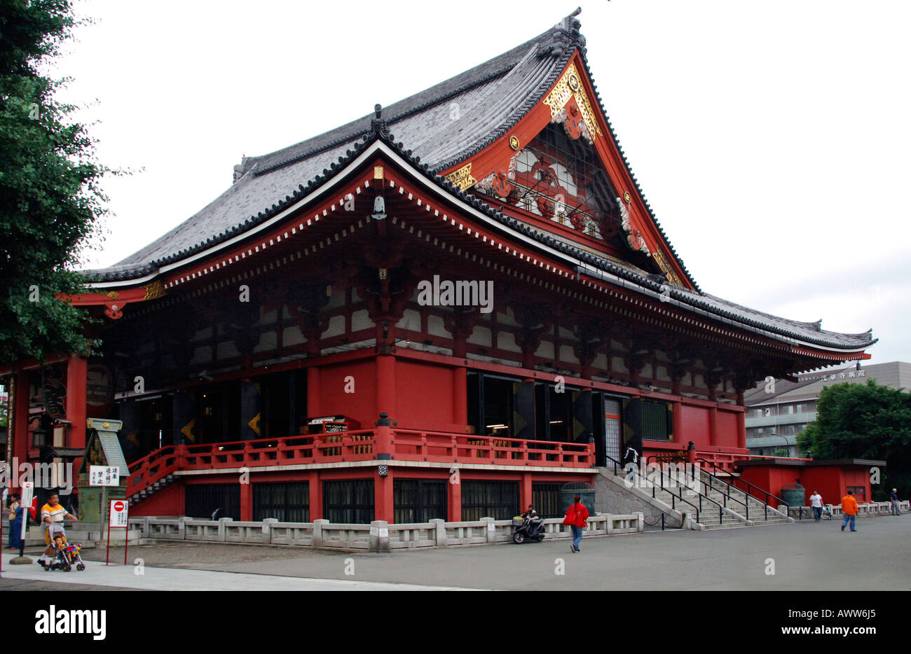 Main temple, Sensoji Temple, Asakusa Tokyo Japan Stock Photo - Alamy