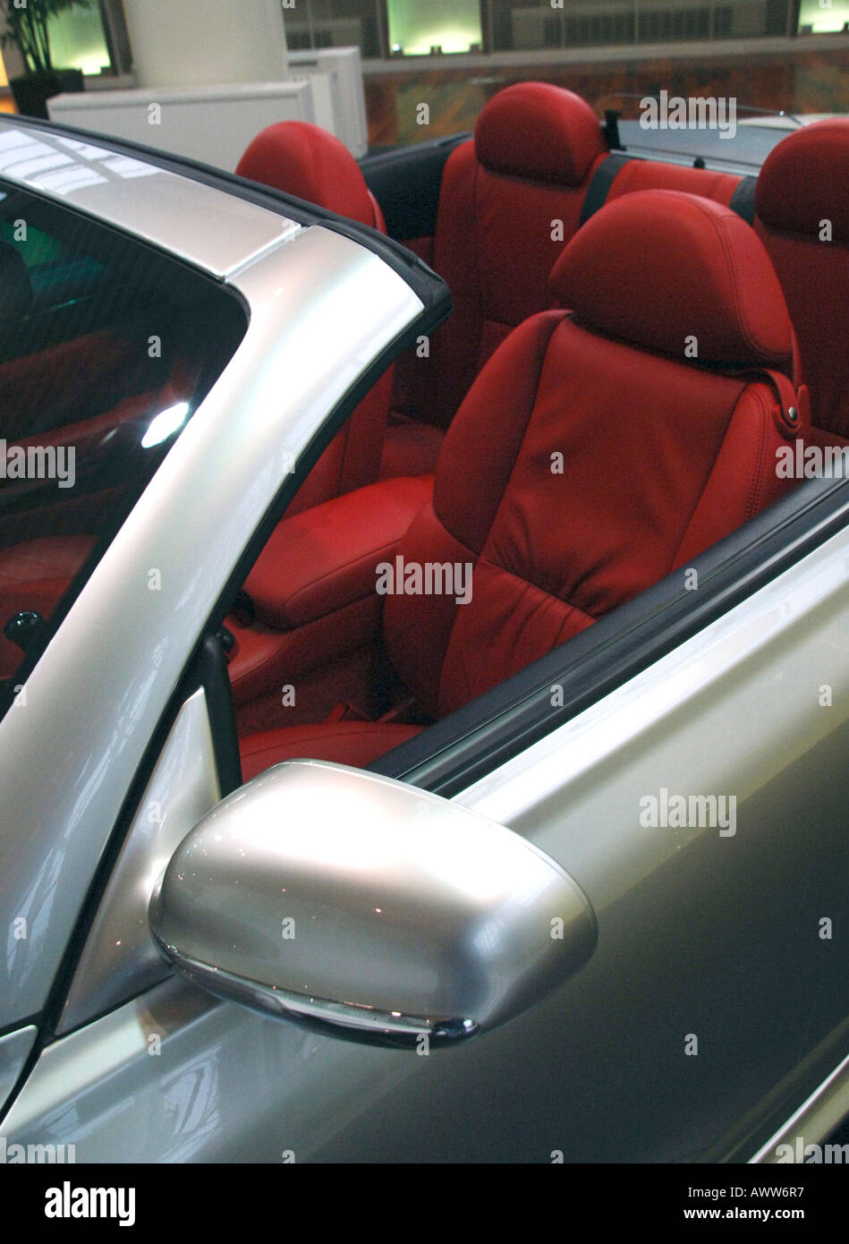 Silver Lexus SC 430 convertible car at Toyota's Odaiba Technology ...