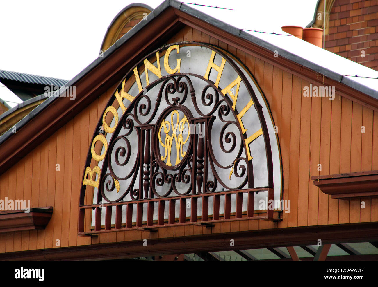 Booking Hall sign at Birmingham's Moor Street Railway Station Stock ...