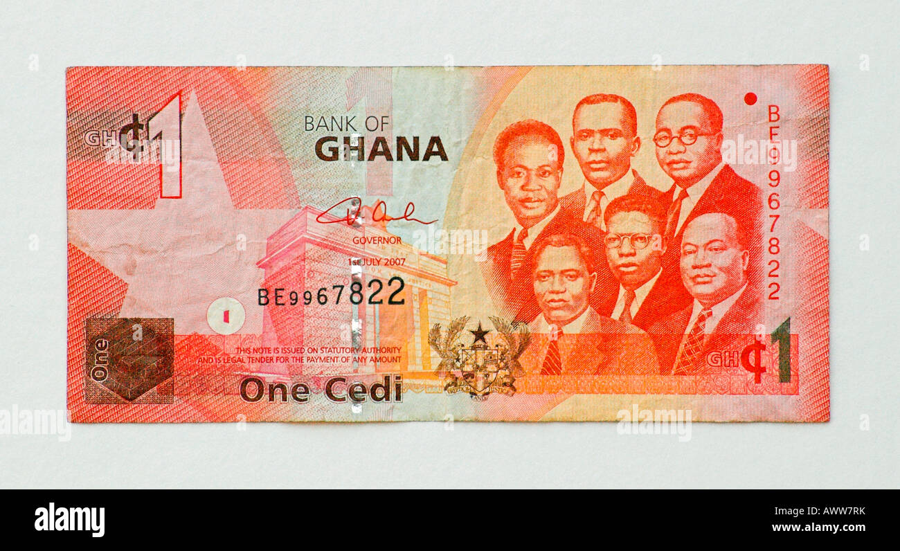 Ghana cedi 1 hi-res stock photography and images - Alamy