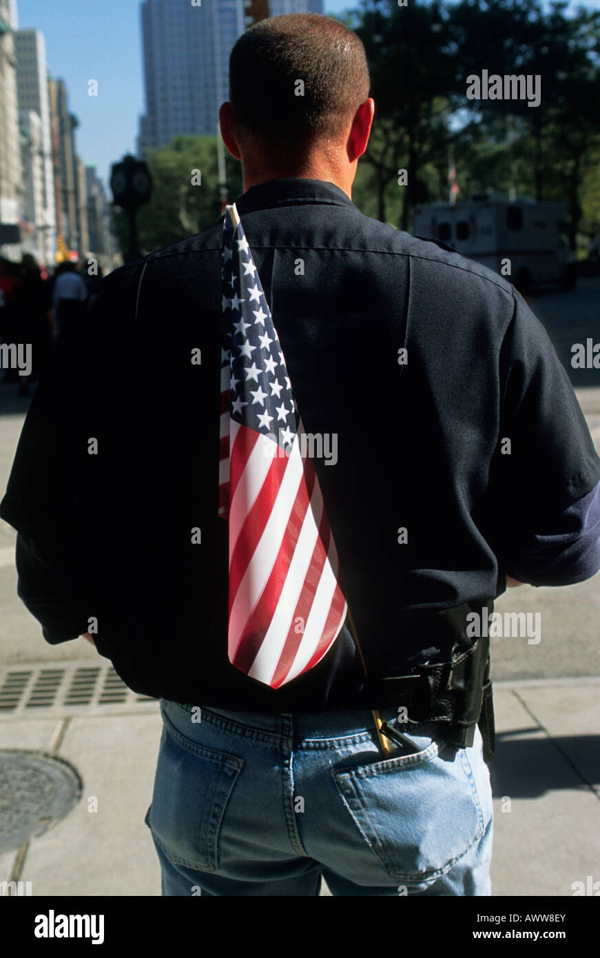 American man flag gun hi-res stock photography and images - Alamy