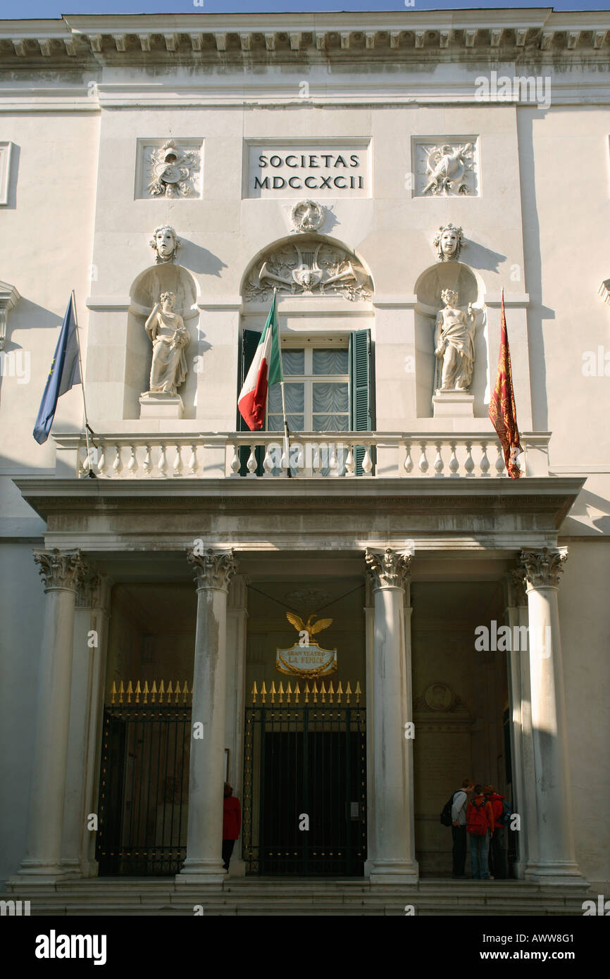 Italy. Venice. La Fenice Opera house Stock Photo - Alamy
