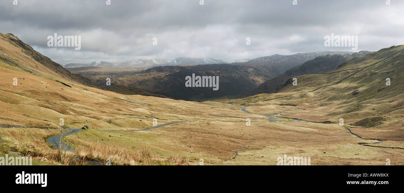 Buttermere fell, Lake district, Cumbria, England. Panoramic Stock Photo ...