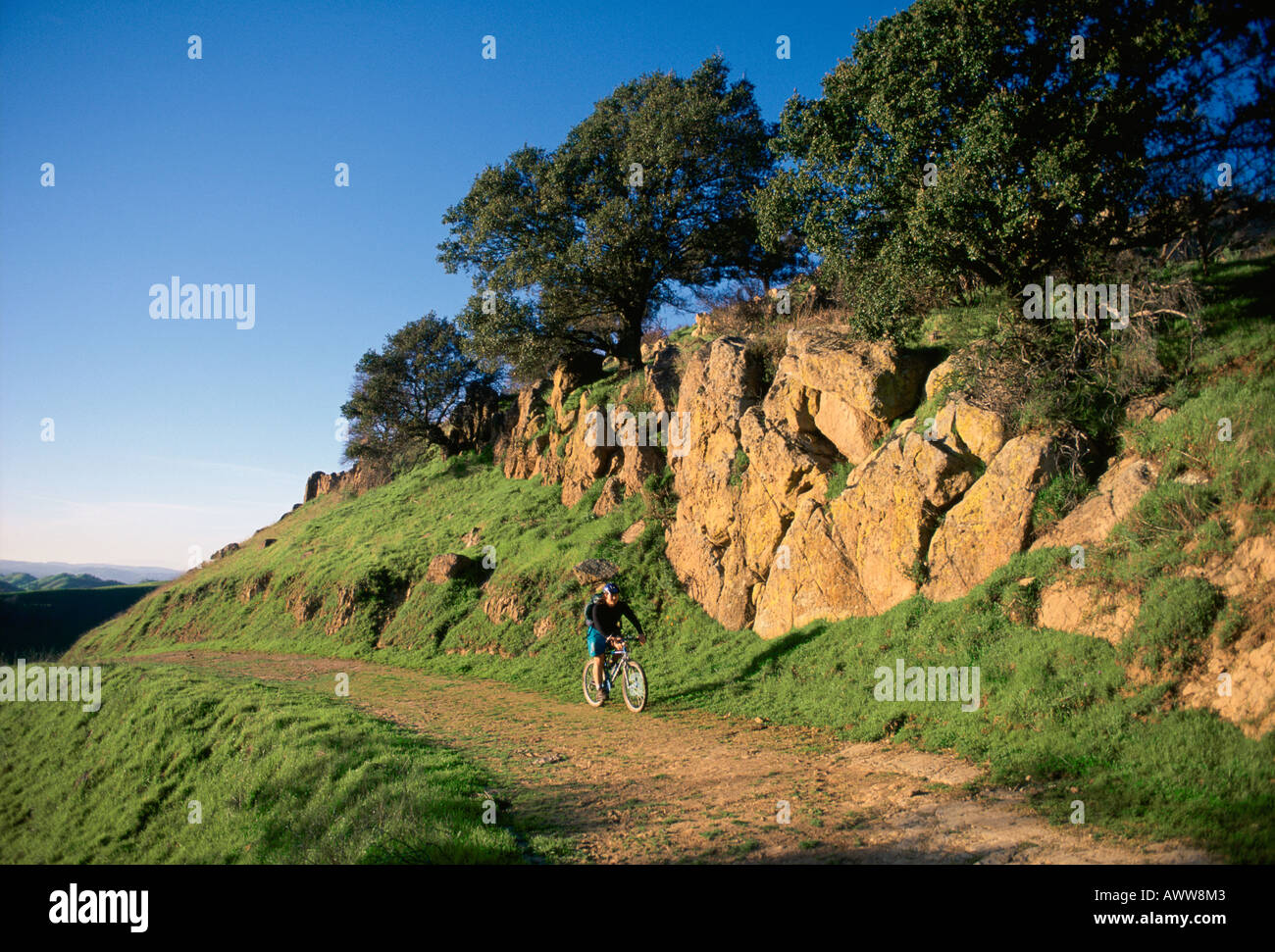 Mountain biking Wall Point Castle Rock Park East San Francisco Bay Area ...