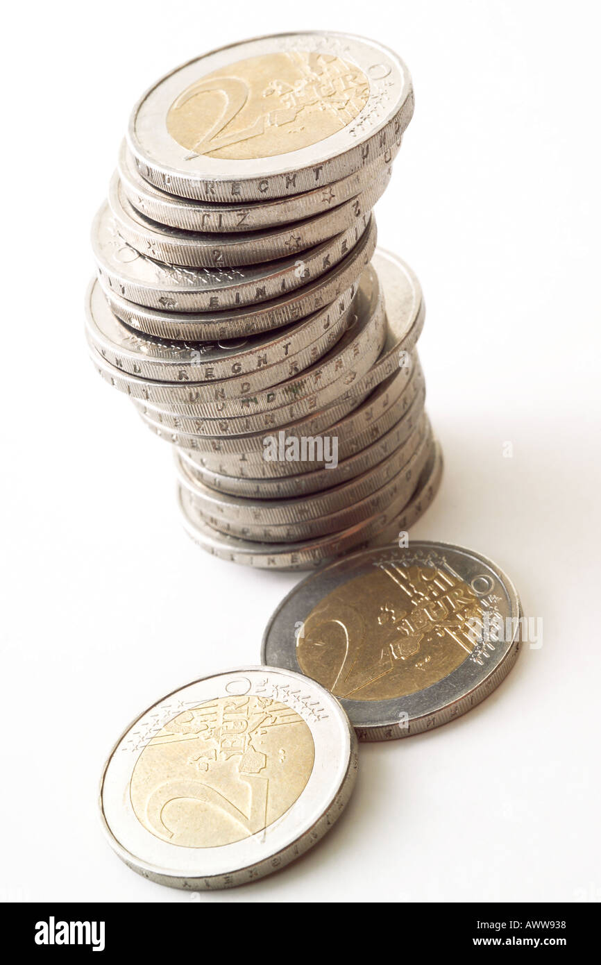 2 euro coins hi-res stock photography and images - Alamy