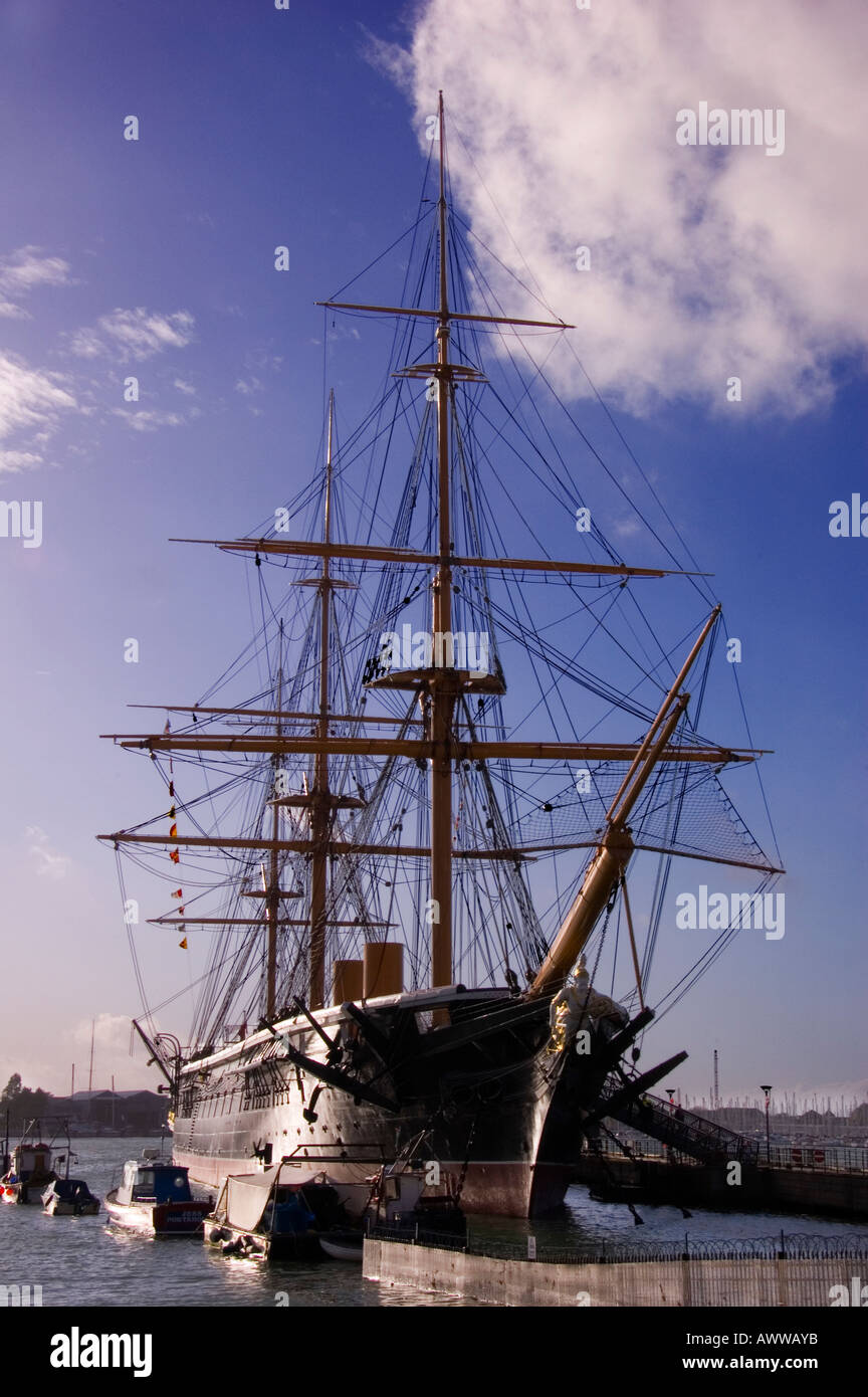 Mast rigging on the hms warrior hi-res stock photography and images - Alamy
