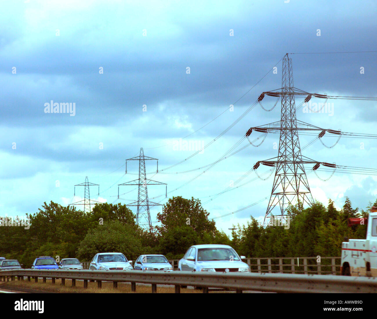 Cars on motorway hi-res stock photography and images - Alamy