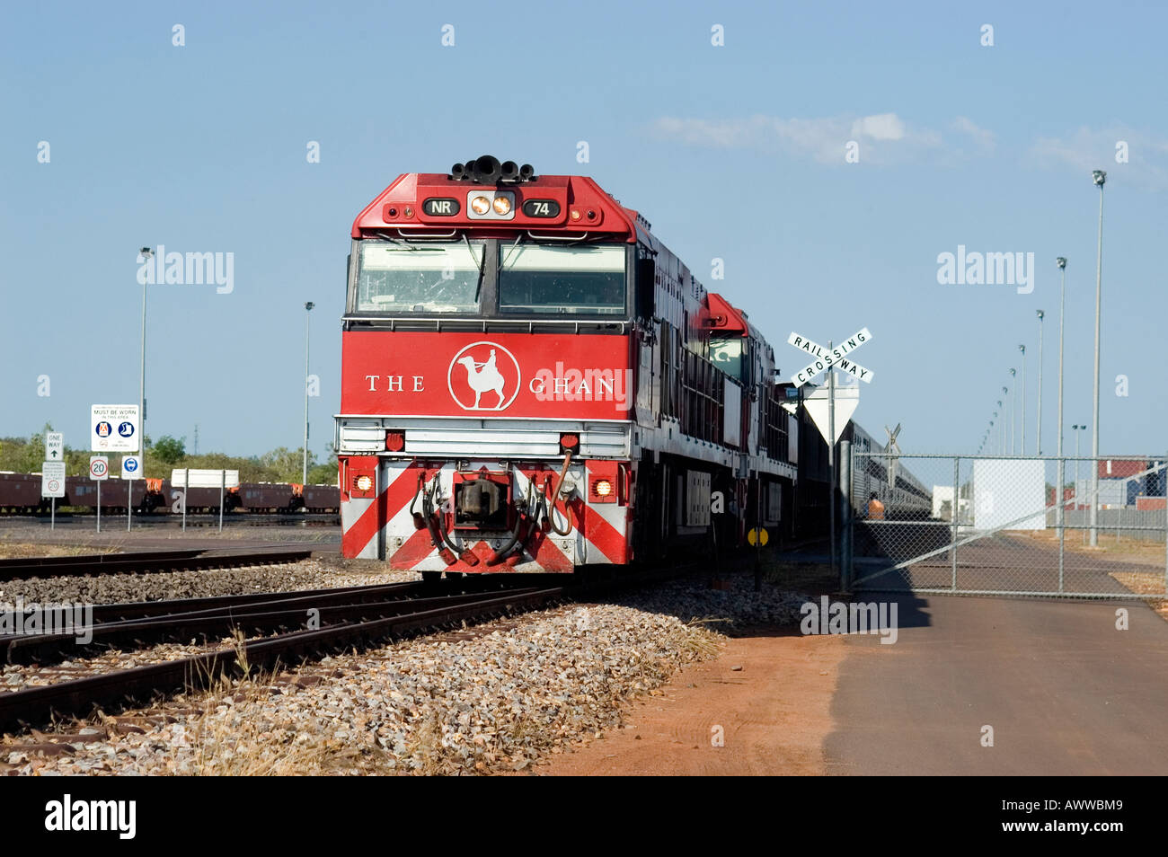Ghan locomotive hi-res stock photography and images - Alamy