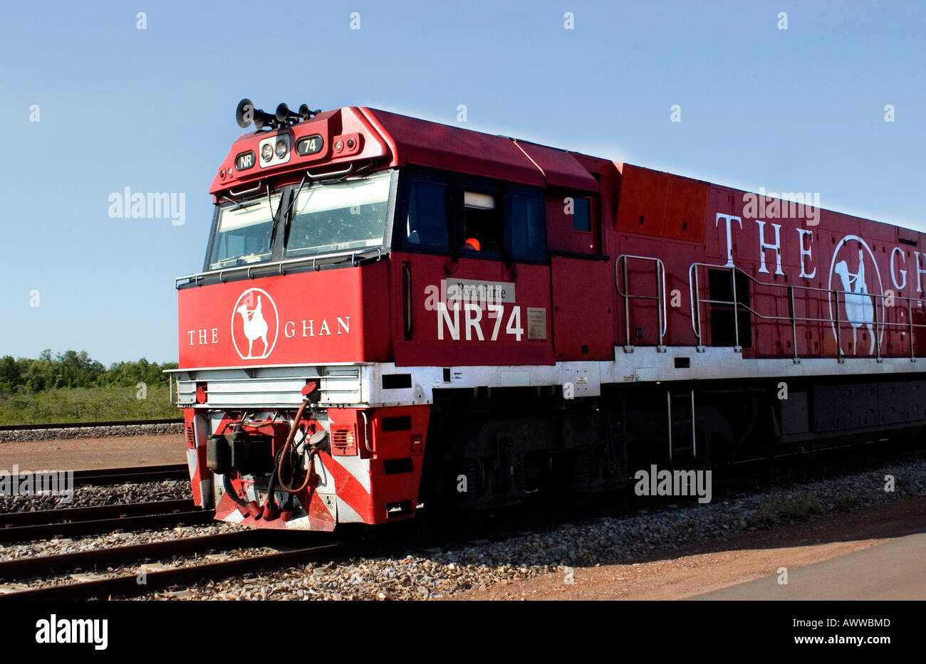 Ghan locomotive hi-res stock photography and images - Alamy