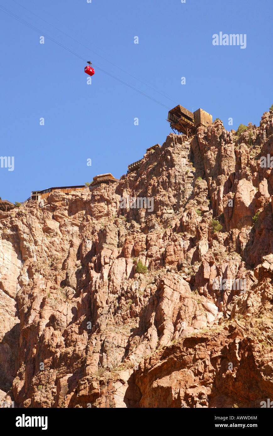World s longest single span aerial tramway crosses Royal Gorge Colorado ...