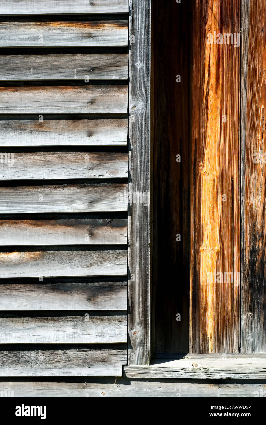 abstract of old weathered wood siding Stock Photo - Alamy
