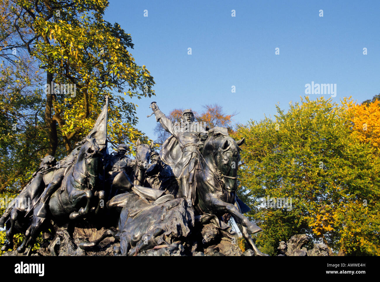Washington DC Ulysses Simpson Grant Memorial (Monument). Cavalry charge ...