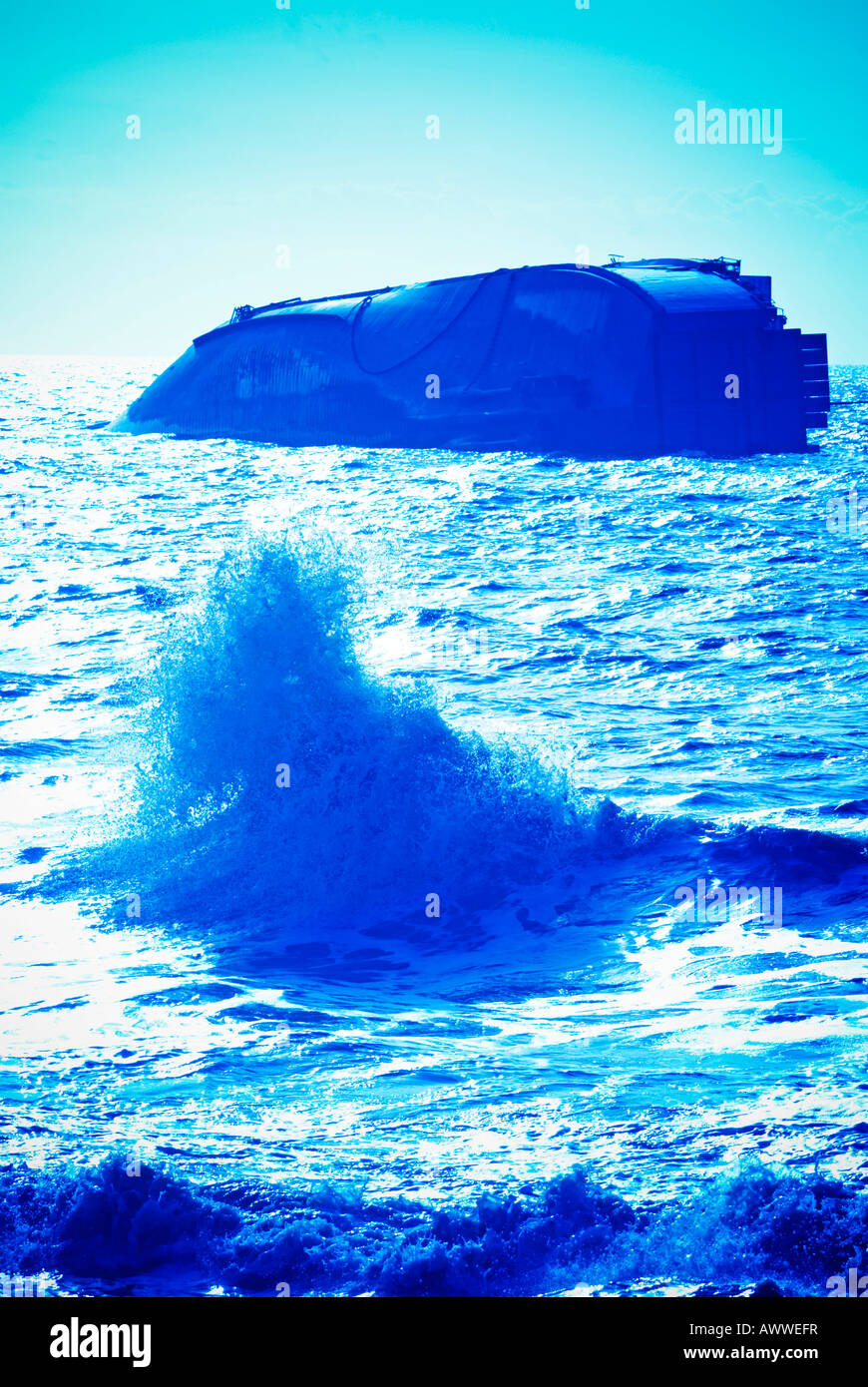 Shipwreck at high tide hi-res stock photography and images - Alamy