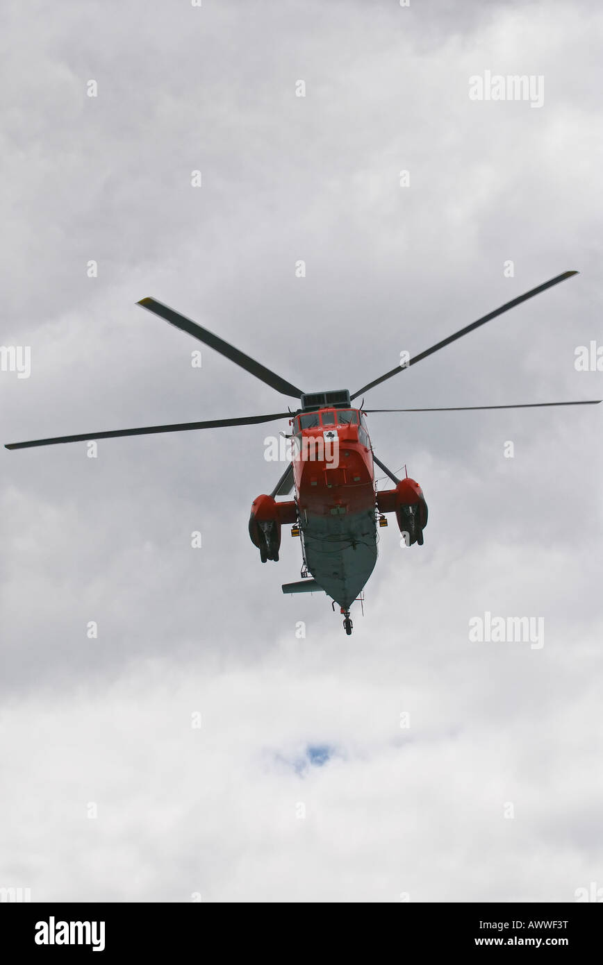 Royal Navy rescue helicopter Stock Photo - Alamy