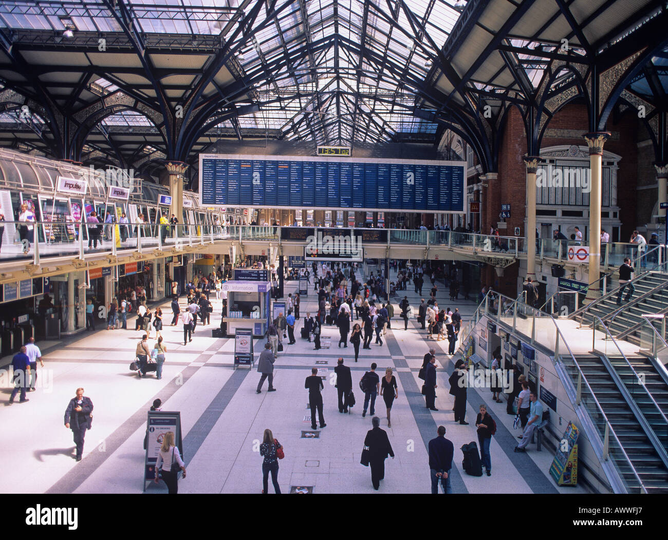 Liverpool Street Station Main Line station in the Financial district of ...