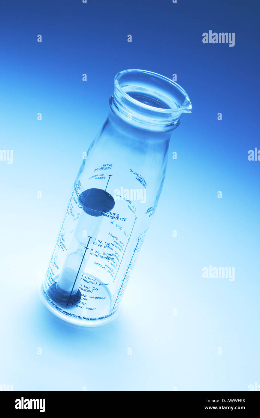 Sand Timer in Glass Bottle Stock Photo - Alamy