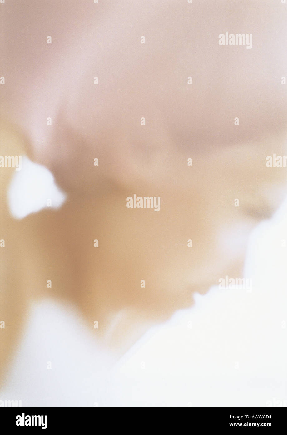 Woman's face, side view, blurred Stock Photo - Alamy