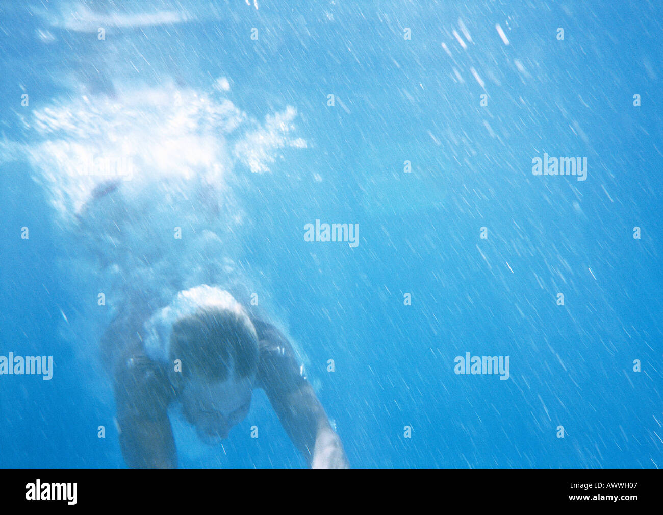 Man diving underwater Stock Photo - Alamy Man diving underwater Stock Photo - Alamy