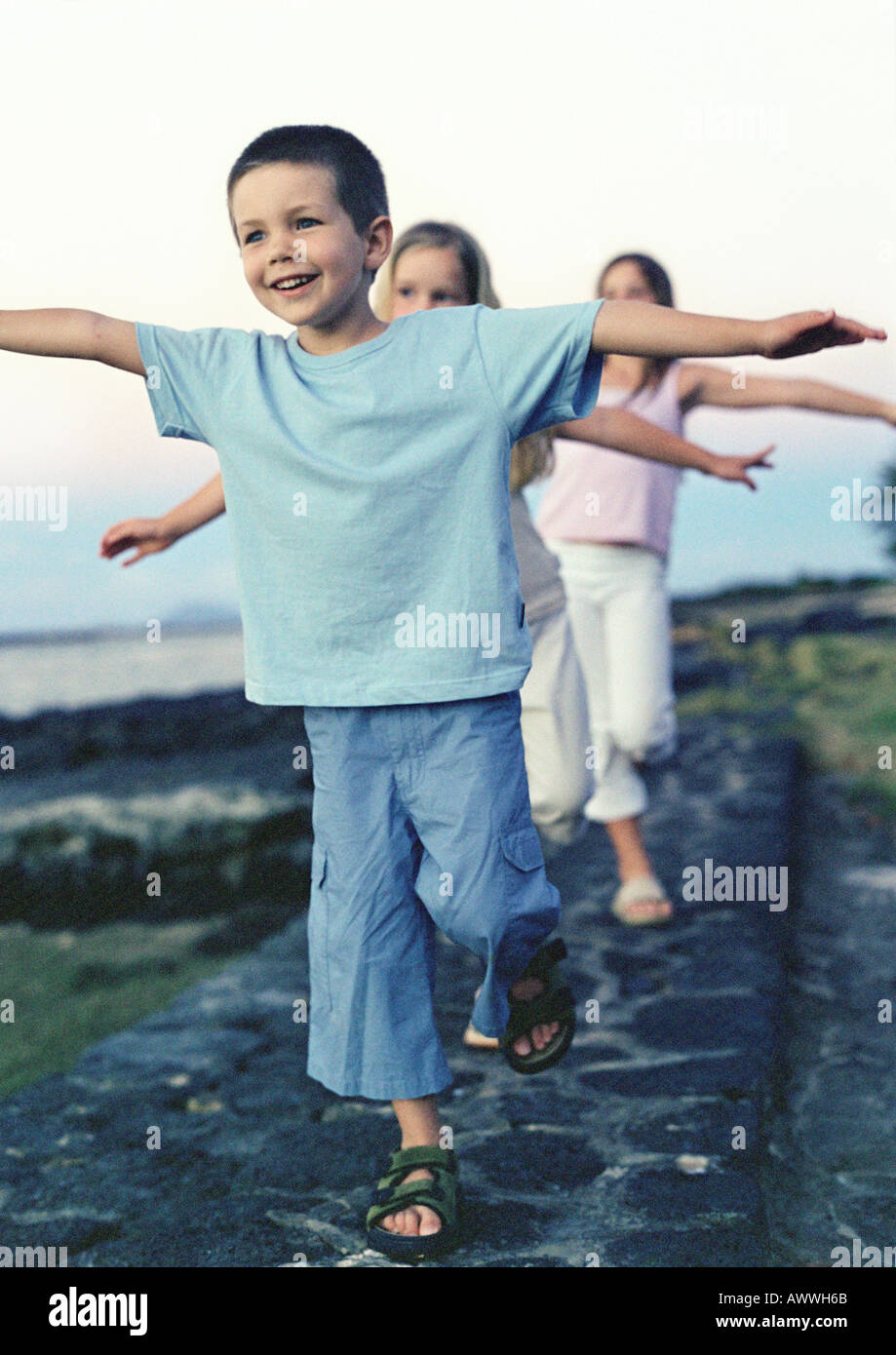 Kids Playing On Pathway High Resolution Stock Photography and Images ...