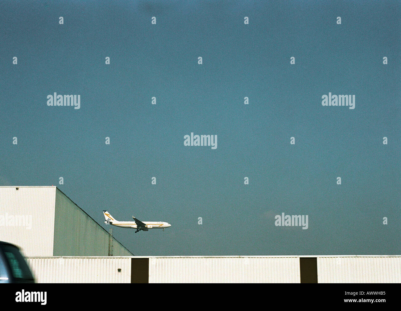 Flying over hangars hi-res stock photography and images - Alamy