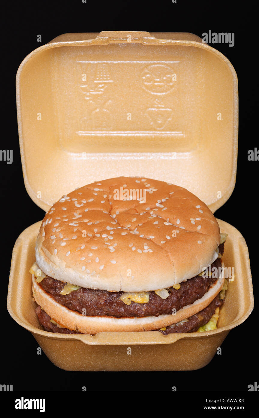 Burger carton hi-res stock photography and images - Alamy