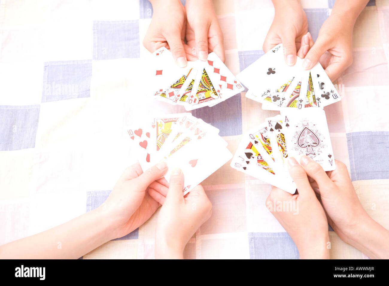 Playing cards fanned out hi-res stock photography and images - Alamy