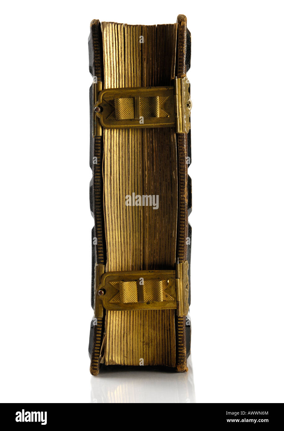 Old book gold cover hi-res stock photography and images - Alamy