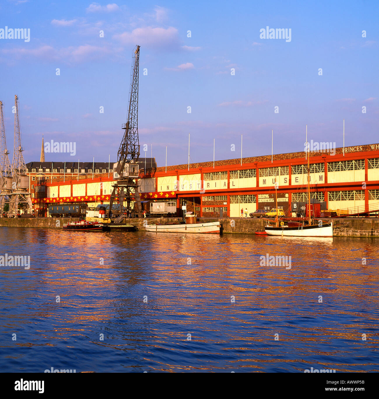 Industrial Museum in Historic Harbour at Bristol Avon England Stock ...