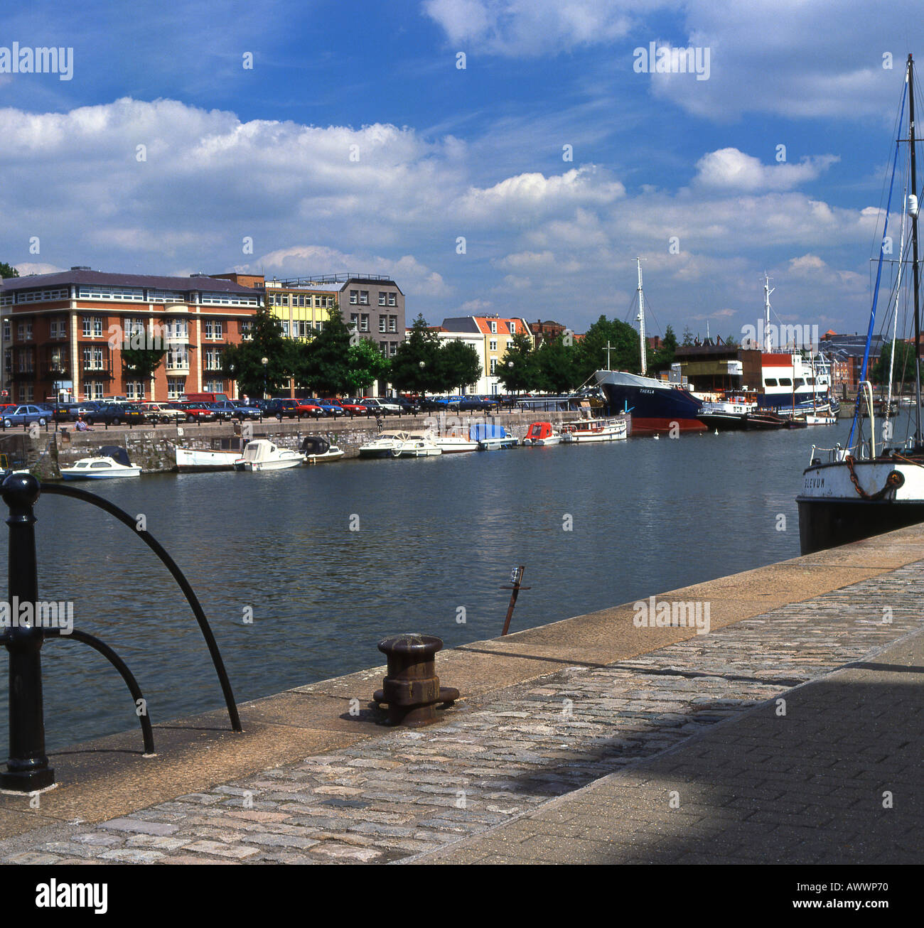 Bristol Harbour in Avon England Stock Photo - Alamy
