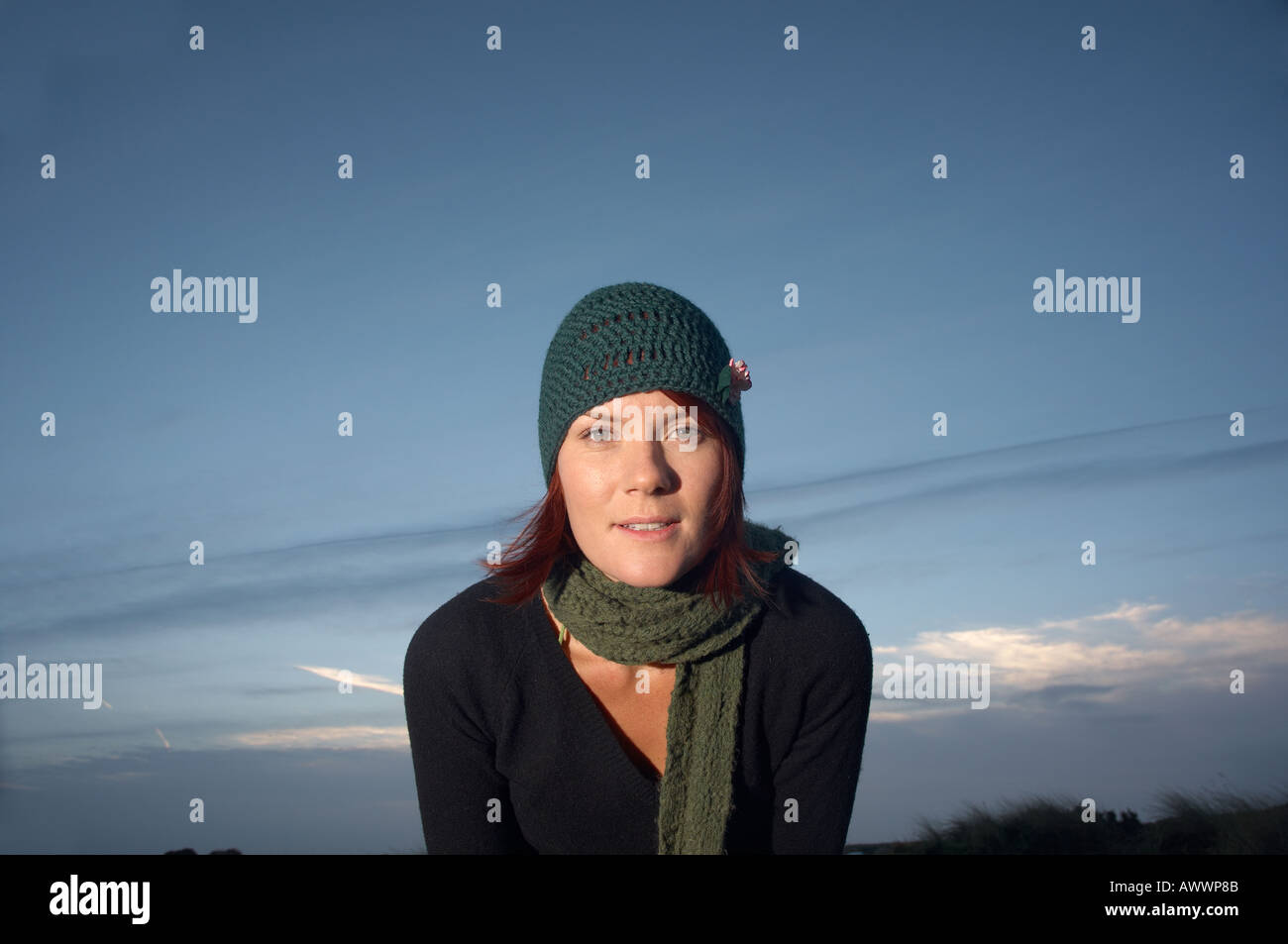 Dawn Portrait, Cornwall Stock Photo - Alamy