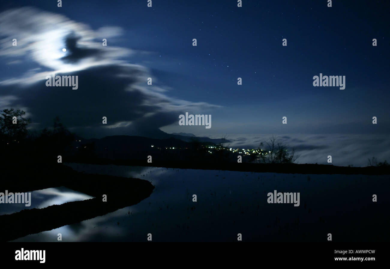 Moonlit terrace hi-res stock photography and images - Alamy