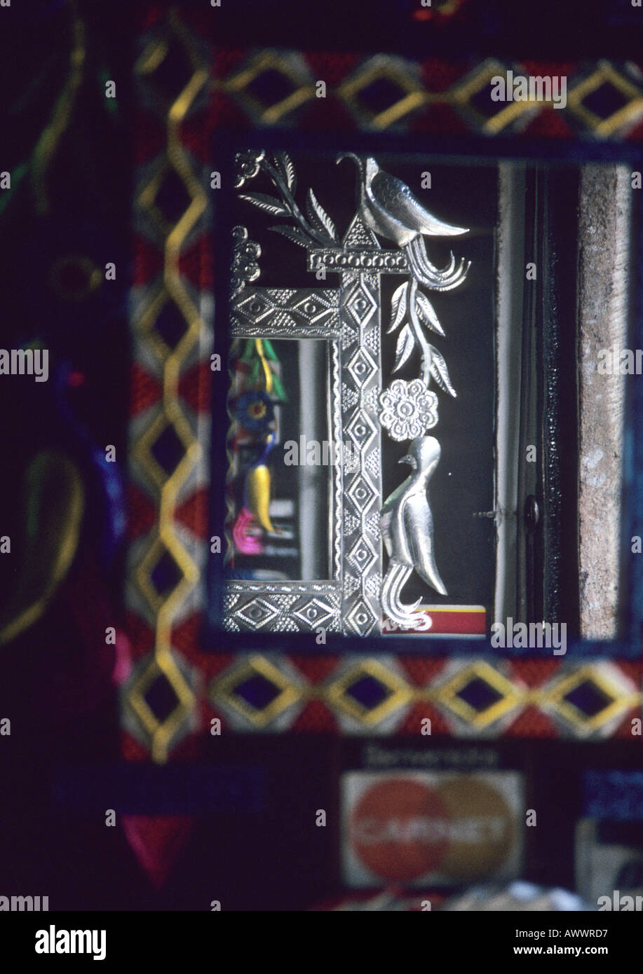 Mexican tin folk art Stock Photo - Alamy